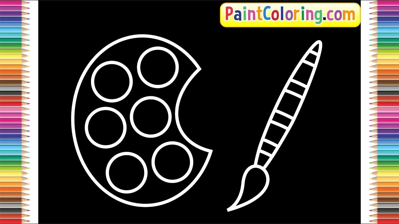 Colouring Set Painter | Coloring Pages for Kids | Paintcoloring.com ...