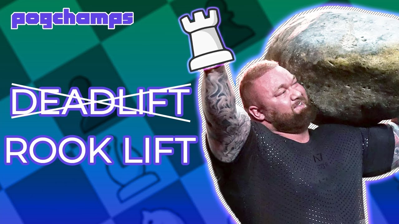 World's Strongest Man Shows Off His Chess Muscles! | Pogchamps - YouTube