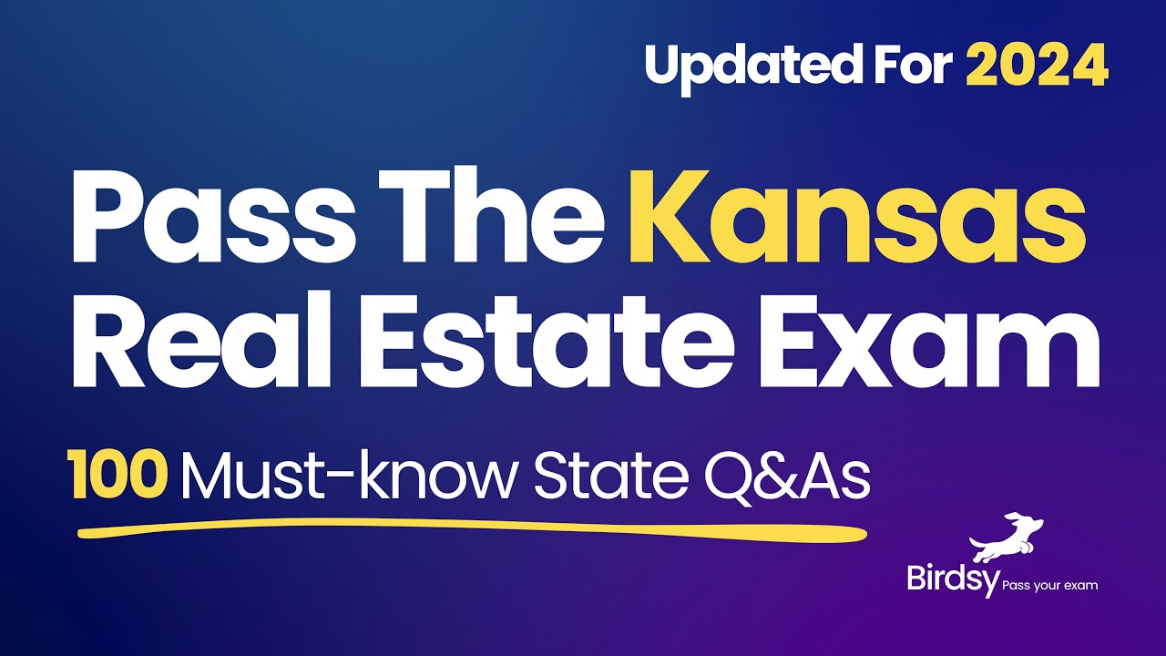Master The Kansas Real Estate Exam! 100 Q&As Plus Explanations - YouTube