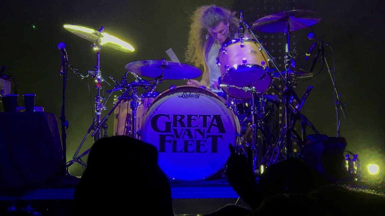 Greta Van Fleet Daniel Wagner drum solo and finale - YouTube