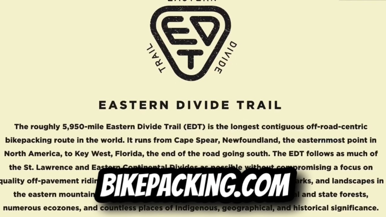 Eastern Divide Trail x PANTS Route - YouTube