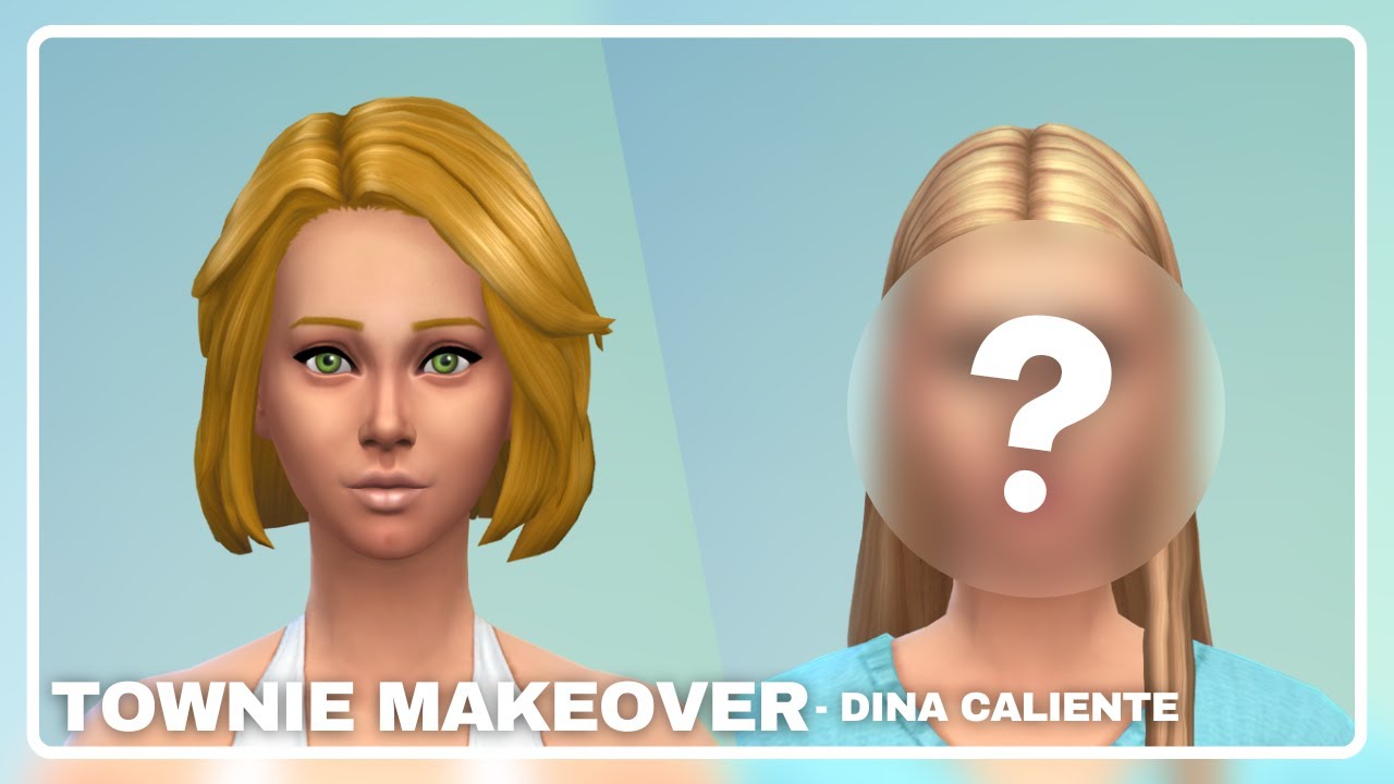 Dina Caliente | The Sims 4 | Townie Makeover - YouTube
