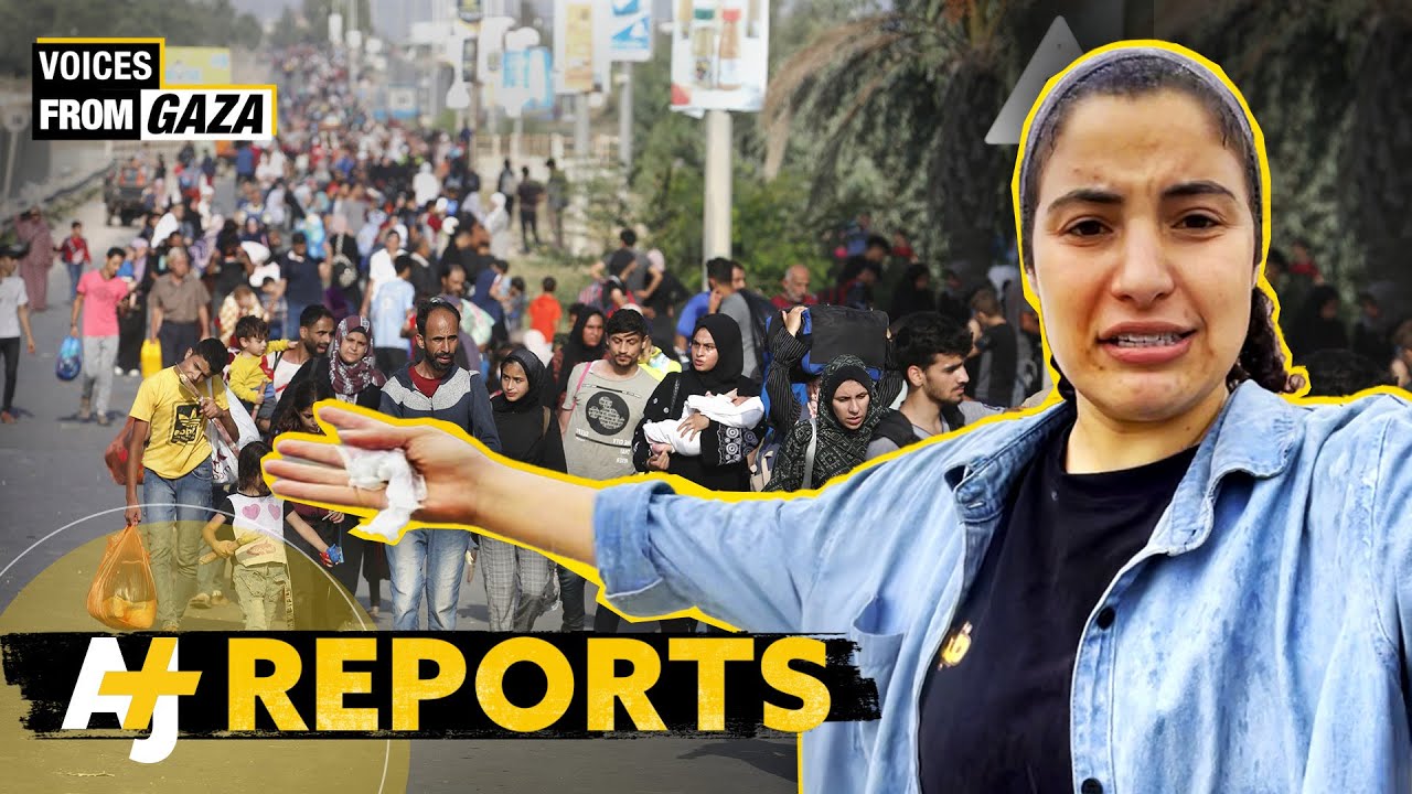 'It's Bisan from Gaza and I'm Escaping South' - YouTube