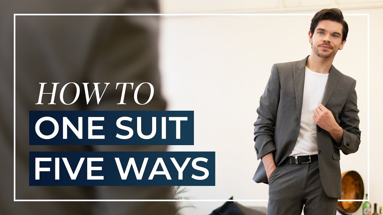 5 Ways To Wear Your Suit - YouTube