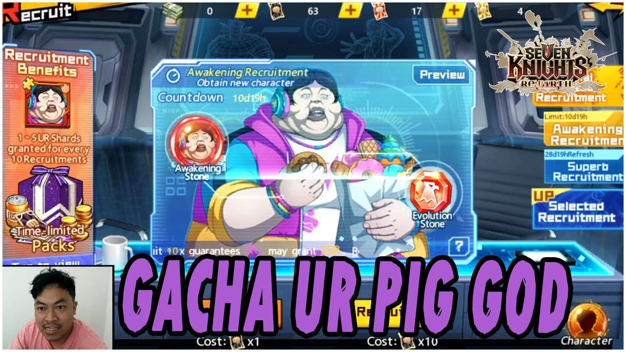 🔥🔥GACHA 1X PITTY UNTUK MENDAPATKAN UR PIG GOD!! - ONE PUNCH MAN The ...