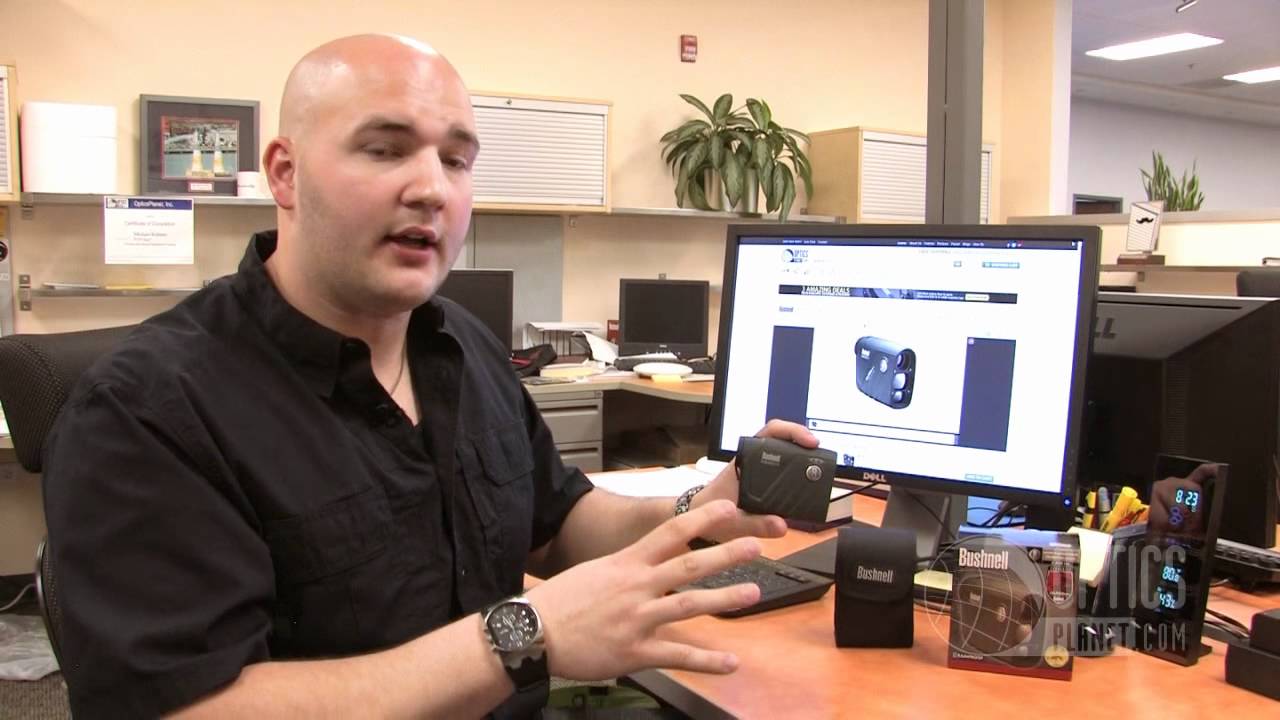 Bushnell 4x20 Chuck Adams Bow Hunter Laser Rangefinder - OpticsPlanet ...