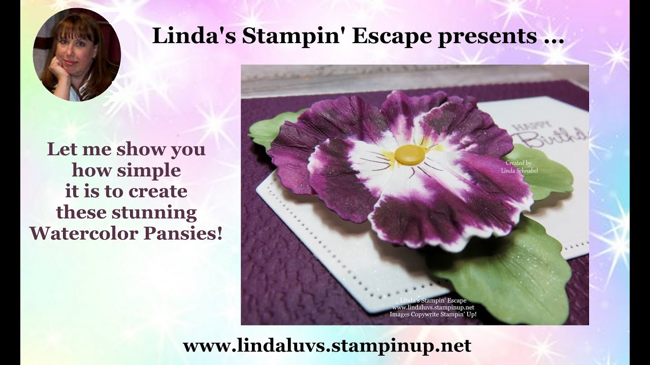 Creating Stunning Watercolor Pansies! - YouTube