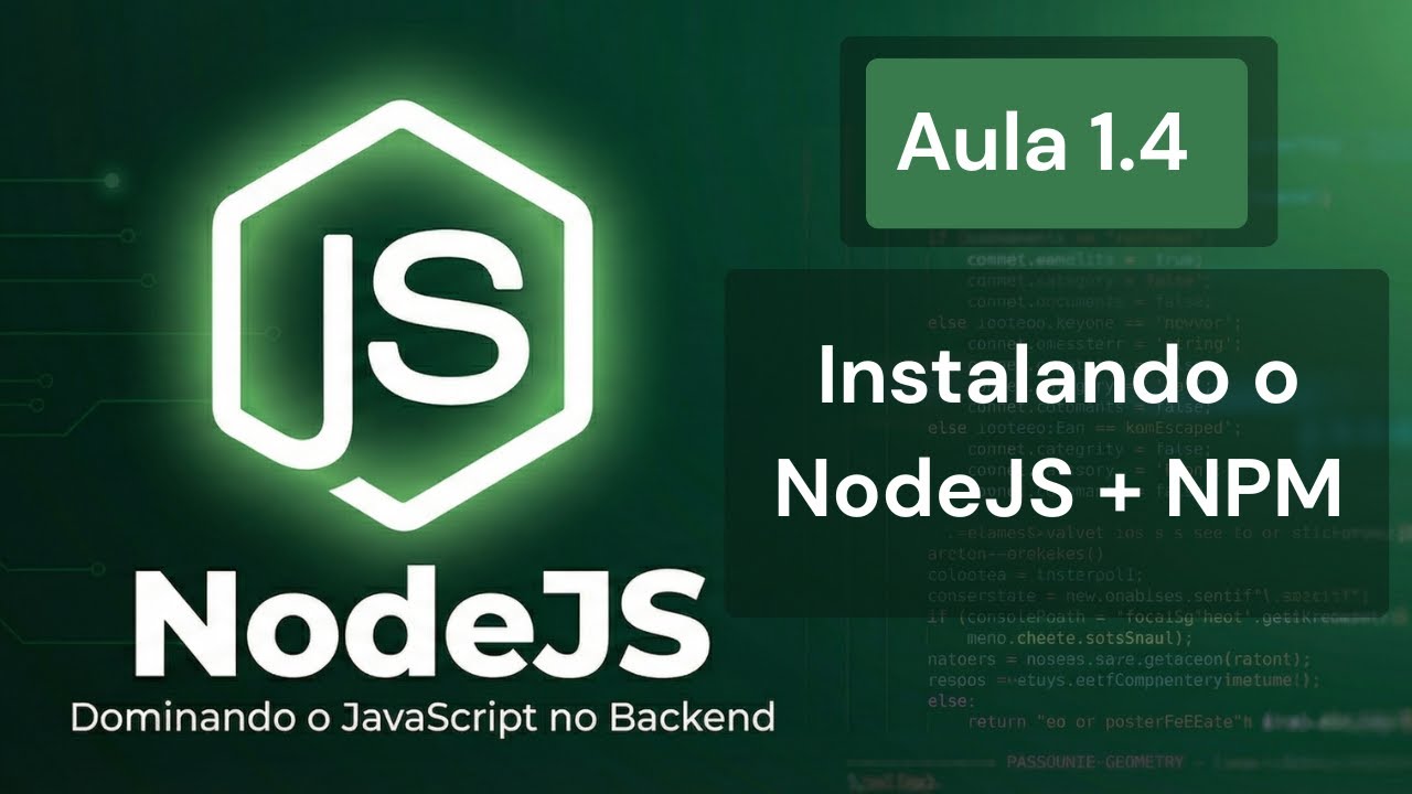 Como Instalar o Node.js e NPM (Passo a Passo Atualizado) - YouTube