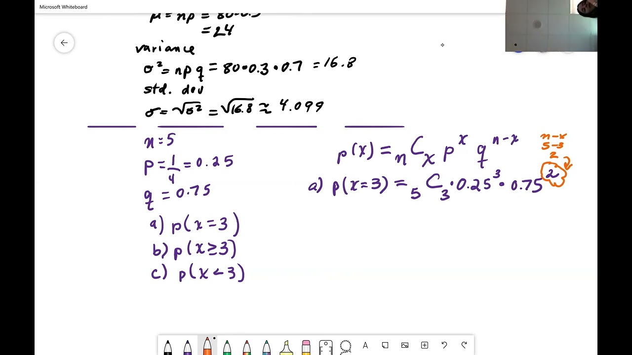 Binomial Distribution Homework Review - YouTube