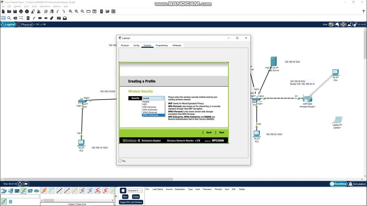 Cisco packet tracer - Radius Server - YouTube