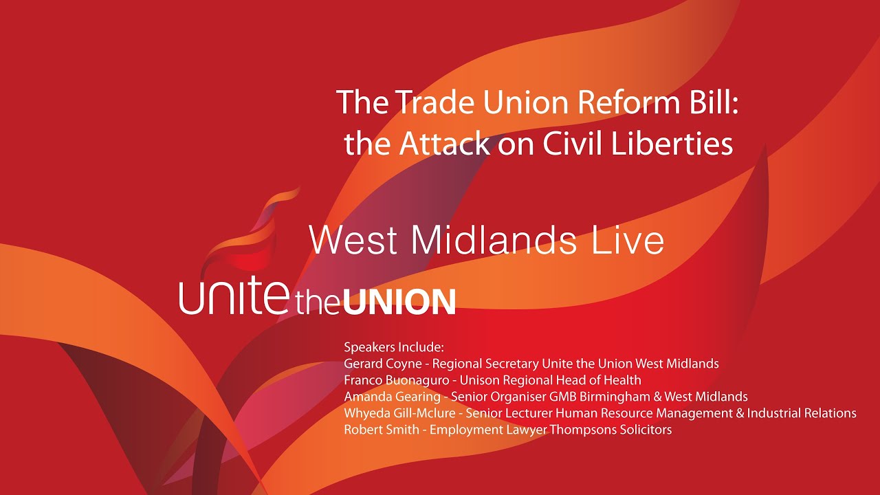 Trade Union Reform Bill: The Attack on Civil Liberties (Gerard Coyne ...