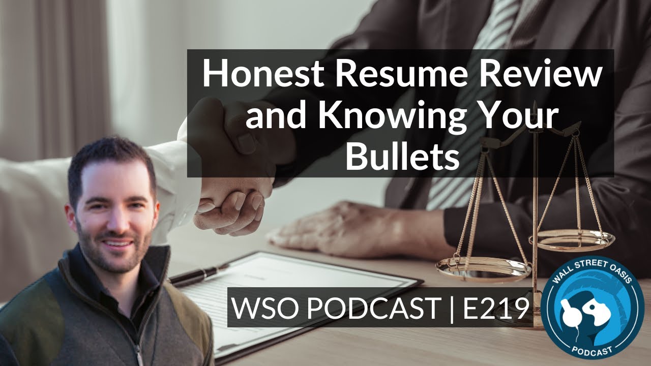 E219: Honest Resume Review and Knowing Your Bullets | Weekly Intern Meetup #15 - YouTube