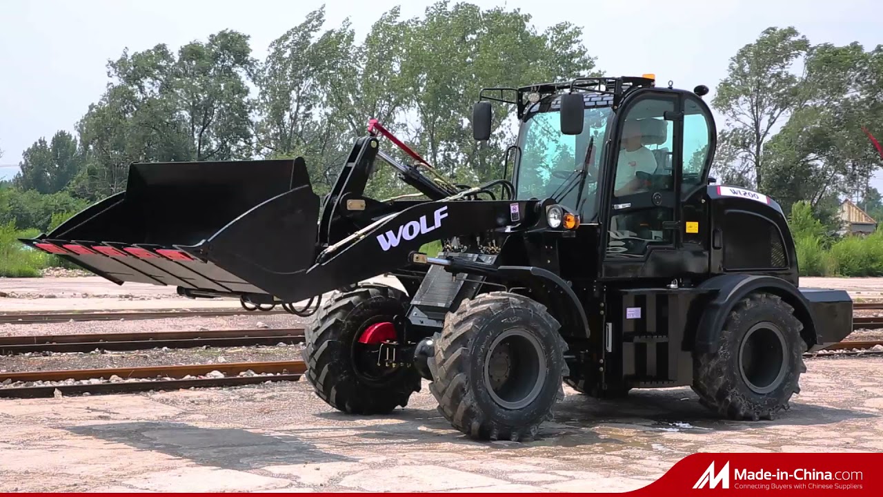 Wolf WL200 wheel loader, 2t/2000kg loading weight, powerful loader ...