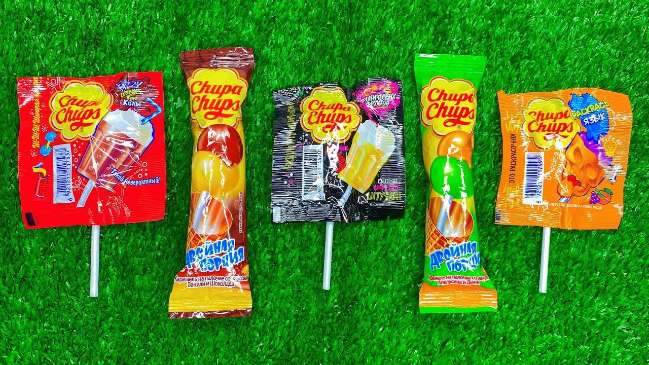 Lollipops Unpacking ASMR🍭100 Kinder Surprise & Chupa Chups Opening! Ice ...