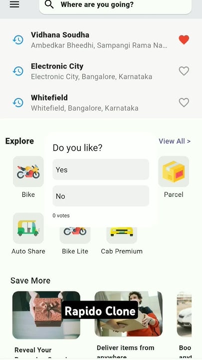Rapido app clone | Flutter | Rahul Tamkhane - YouTube