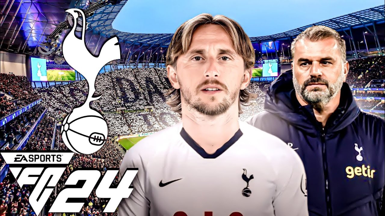 MODRIC ESTA DE VOLTA AO TOTTENHAM!!||EA FC 24 MODO CARREIRA COM O ...