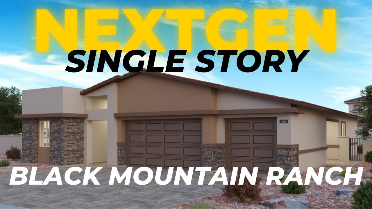 Single Story NextGen Home For Sale In Henderson NV | Black Mountain ...