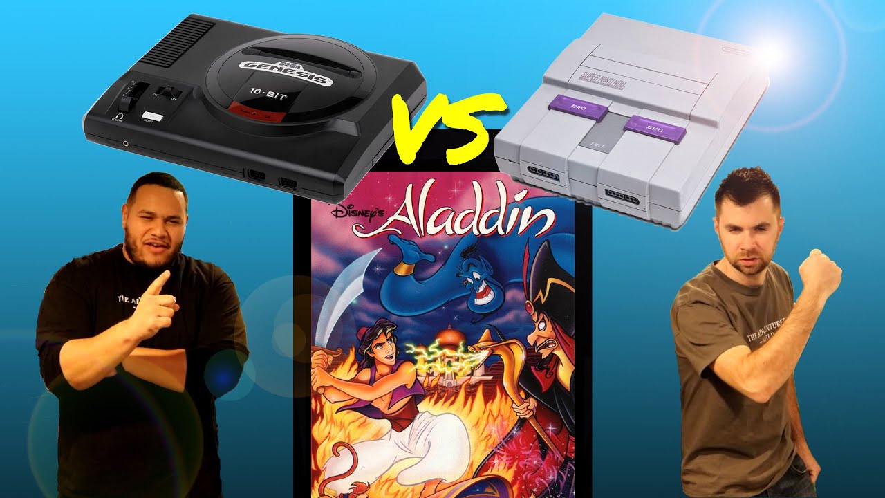 SNES vs. Genesis - Aladdin (Game Night) - YouTube