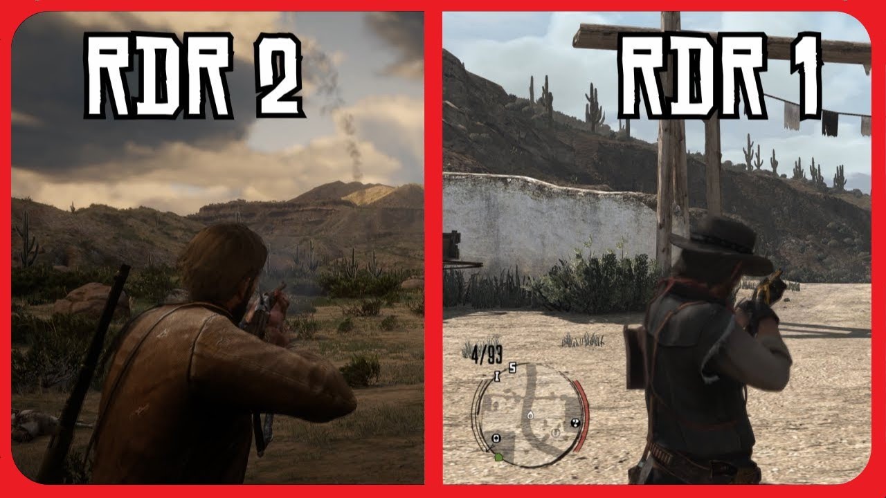 10 Comparaciones entre RDR 1 y RDR 2 - Parte 1 (mecanicas, detalles ...