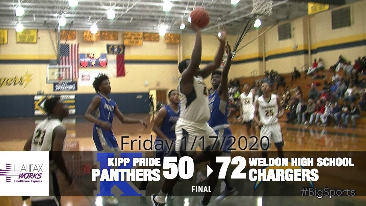 Weldon Varsity Boys Basketball Team Rolls Past The KIPP Panthers - YouTube