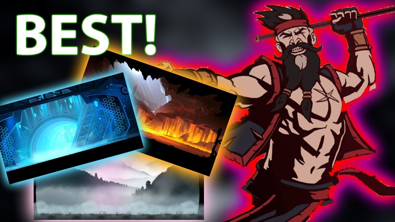 Top 6 Most Beautiful LOCATIONS In Shadow Fight 2... - YouTube