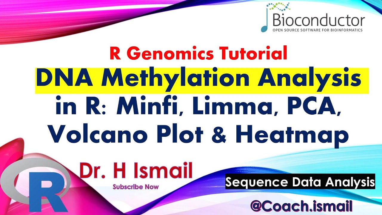 DNA Methylation Analysis in R | Minfi, Limma, PCA, Volcano Plot ...