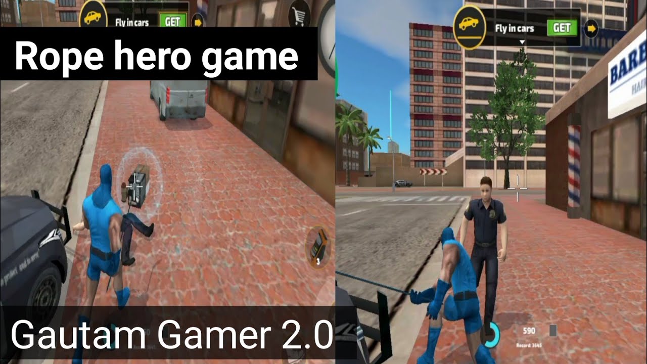 rope hero game play #ropeherovicetown #games #gaming - YouTube