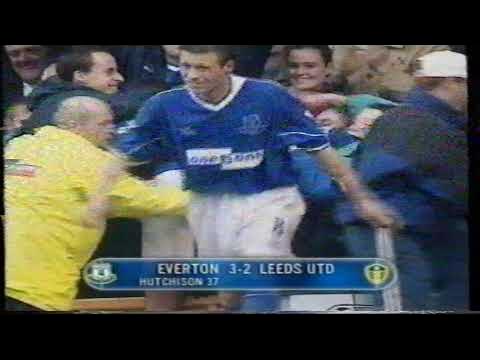 EPL 1999 Everton 4 vs Leeds United 4 at Goodison Park - YouTube