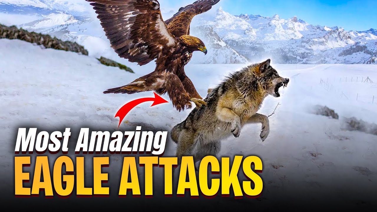 56 Most Amazing Eagle Attacks Caught On Camera - YouTube