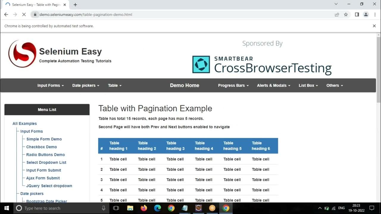 Handling webtable using selenium webdriver #selenium #automationtesting ...