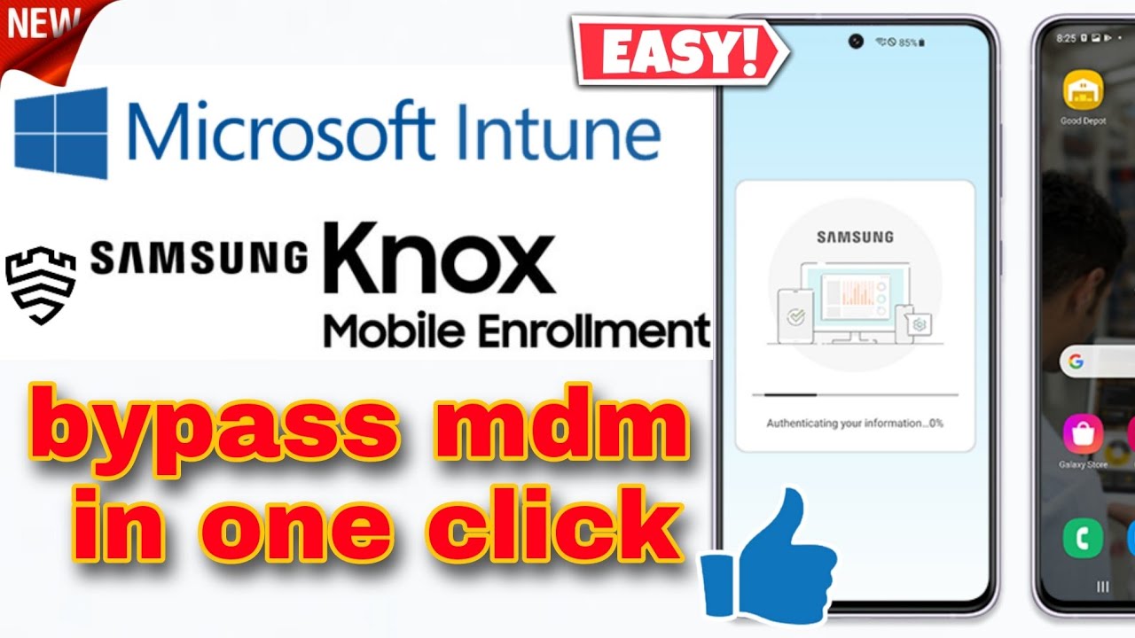 samsung remove mdm one click all models phone and tab bypass 100% 🔥👍 ...