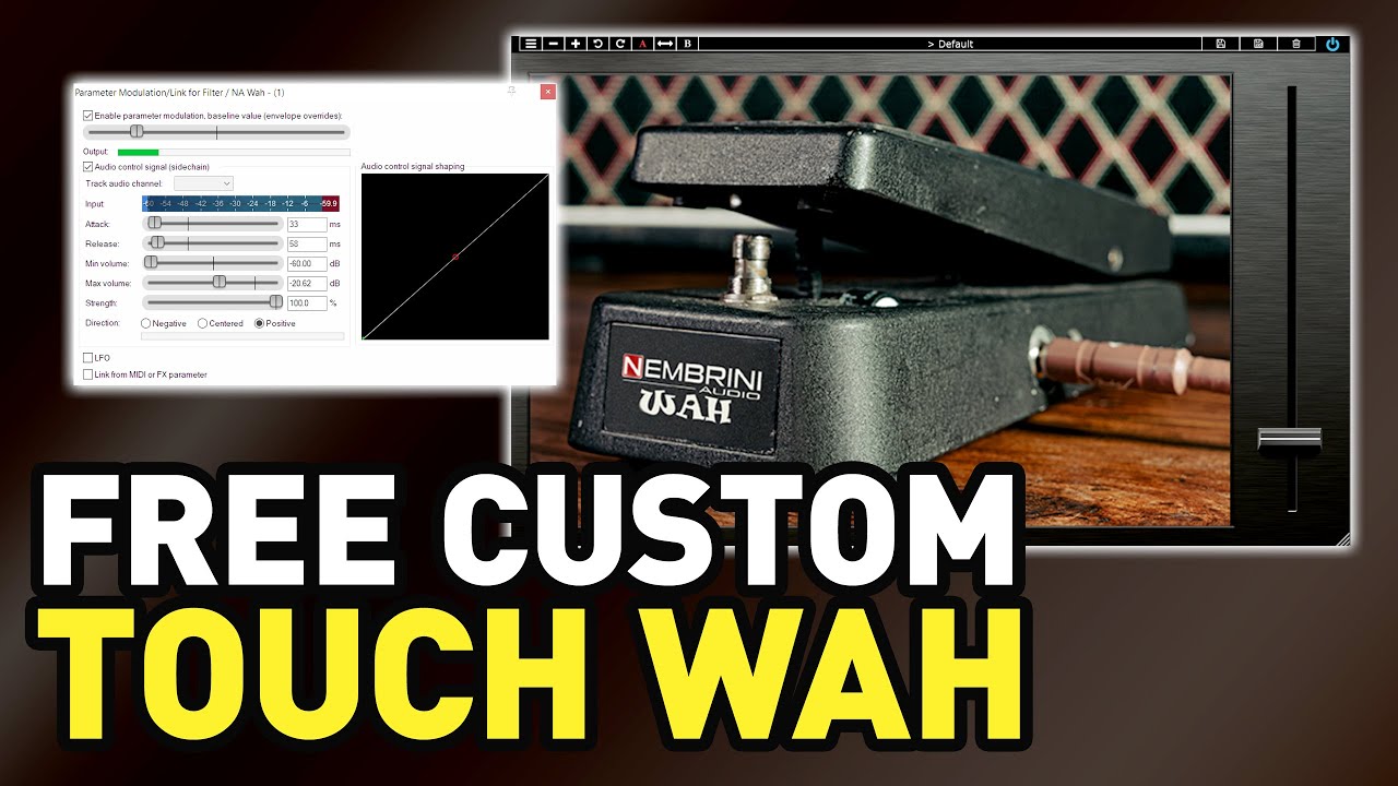 Turn Any Wah Plugin into a Touch Wah in REAPER! - YouTube