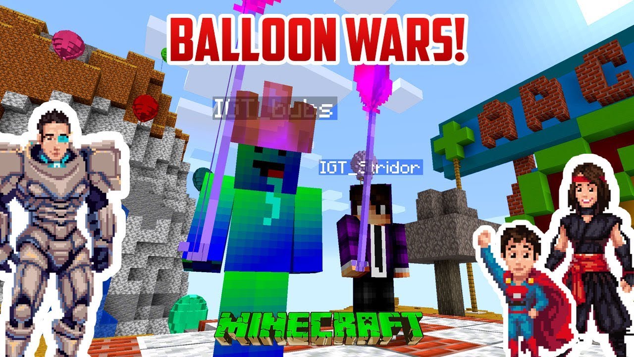 Minecraft: BALLOON BASH! - YouTube