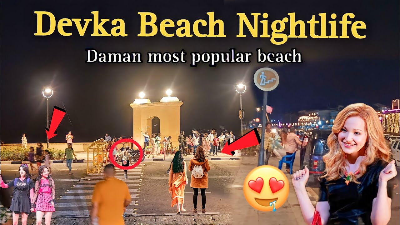 Devka Beach Nightlife | Daman Most Popular Beach | Devka Beach Daman ...