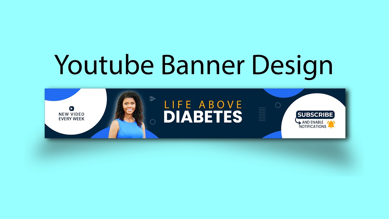 how to Create YouTube Art / Banner Design in Adobe Illustrator ...