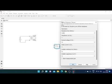 Single phase FW centre tap using MATLAB - YouTube