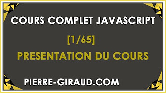 Cours complet JavaScript - Tutoriel / Formation pour tous - YouTube