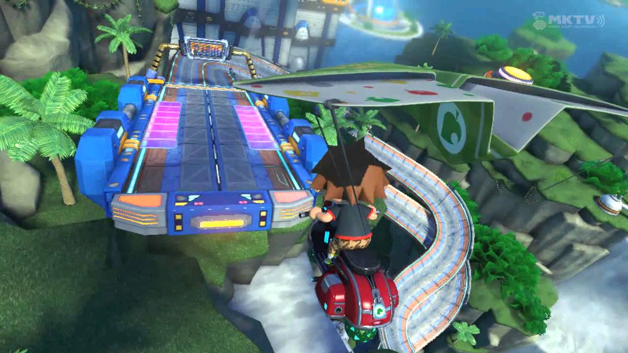 Wii U - Mario Kart 8 - Big Blue - YouTube
