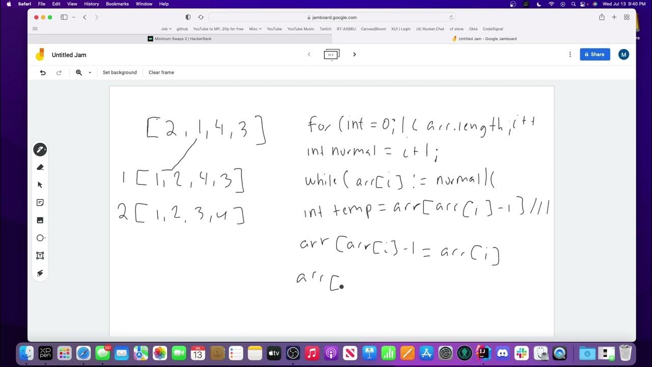 Minimum Swaps 2 Hackerrank Youtube