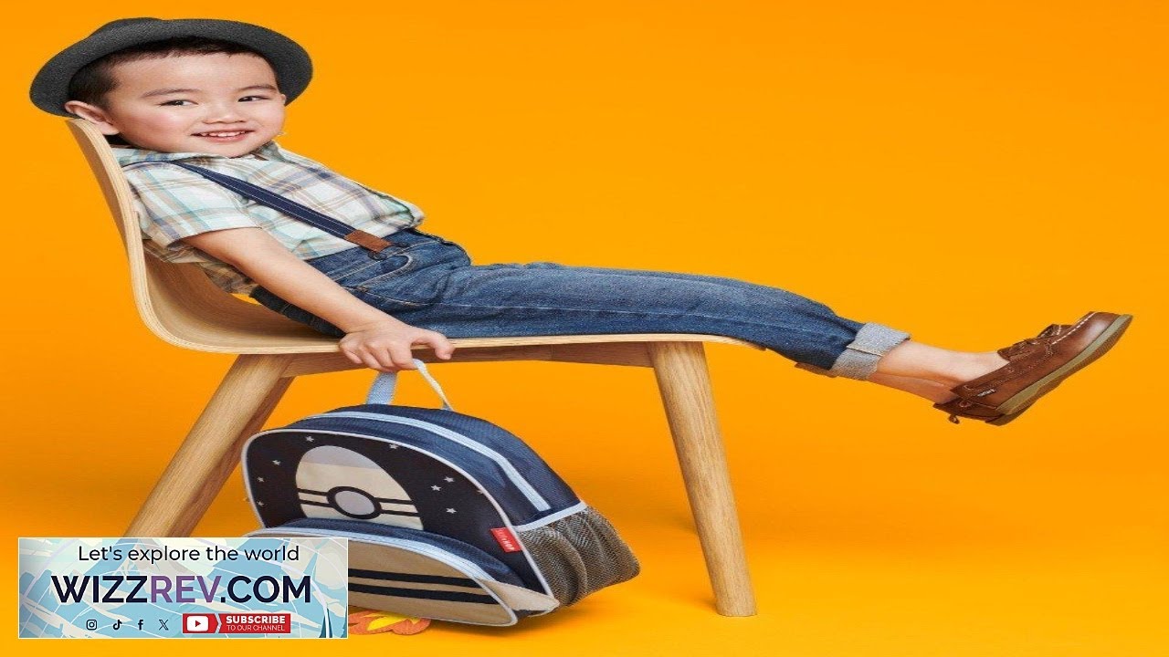Skip Hop Spark Style Little Kid Backpack Rocket Review - YouTube