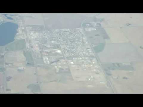 Aerial of Provost, Alberta at 100 Years Old - YouTube
