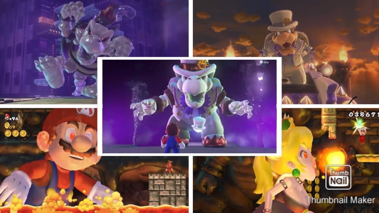 Different Bowser mods in Mario games - YouTube