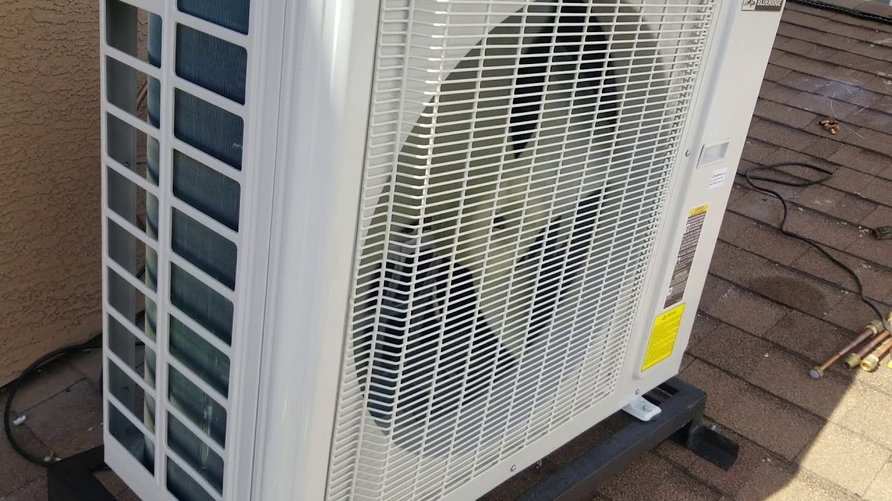 Blueridge mini split 28k BTU - YouTube