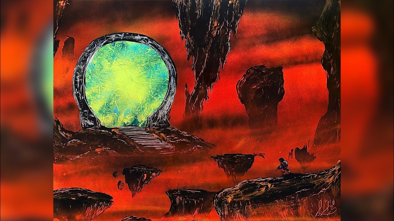 New York Spray Paint Artist “Into the Void” - Spray Painting Tutorial ...