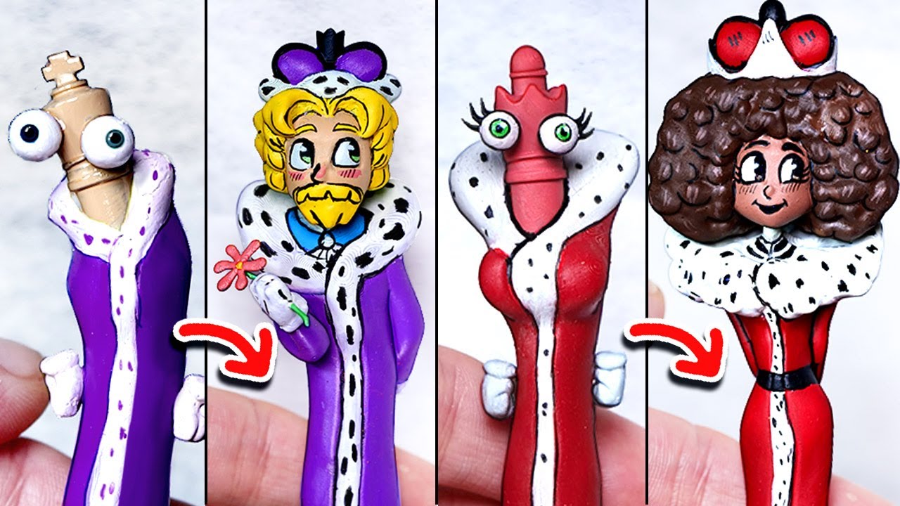 Making THE AMAZING DIGITAL CIRCUS But Human Sculptures - Kinger ...