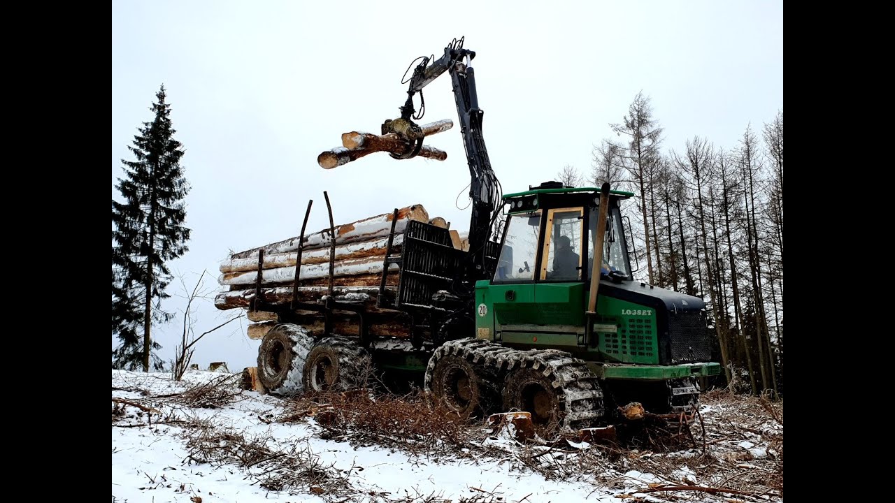 *Sound pur* • Logset 5F • Forwarder • Logging • Rückezug - YouTube