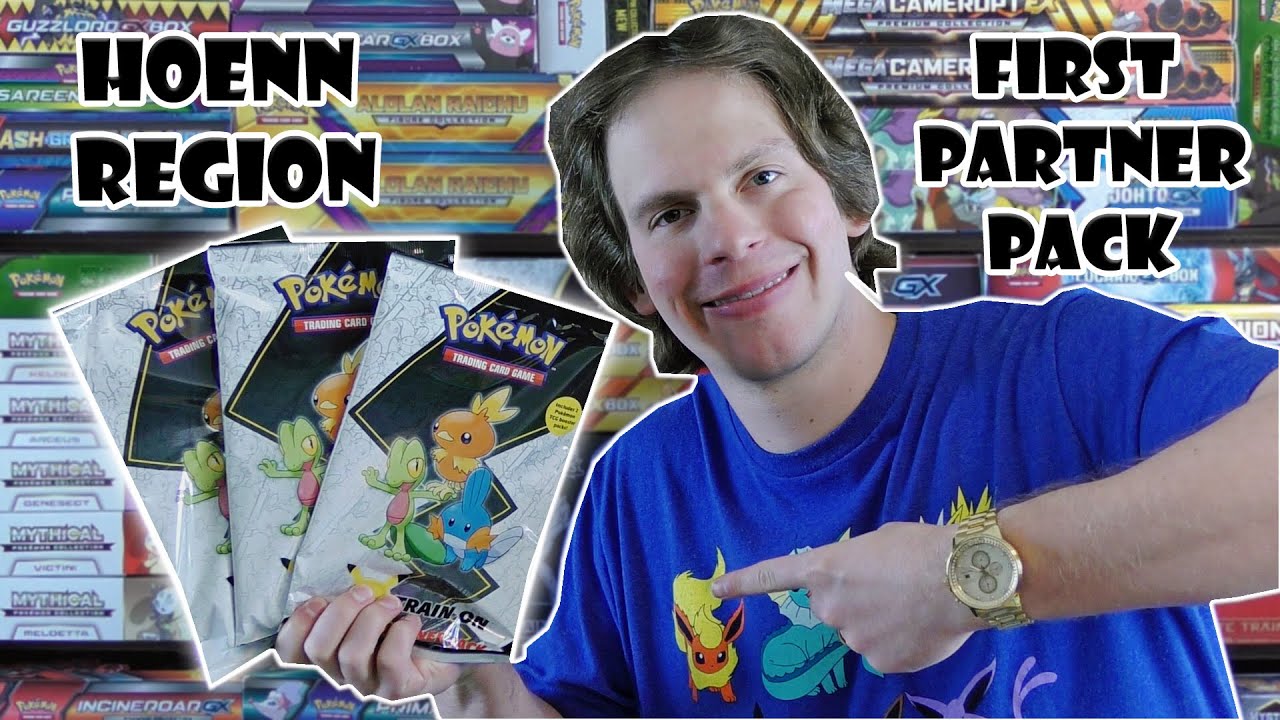 Hoenn Pokemon TCG First Partner Pack Opening - YouTube