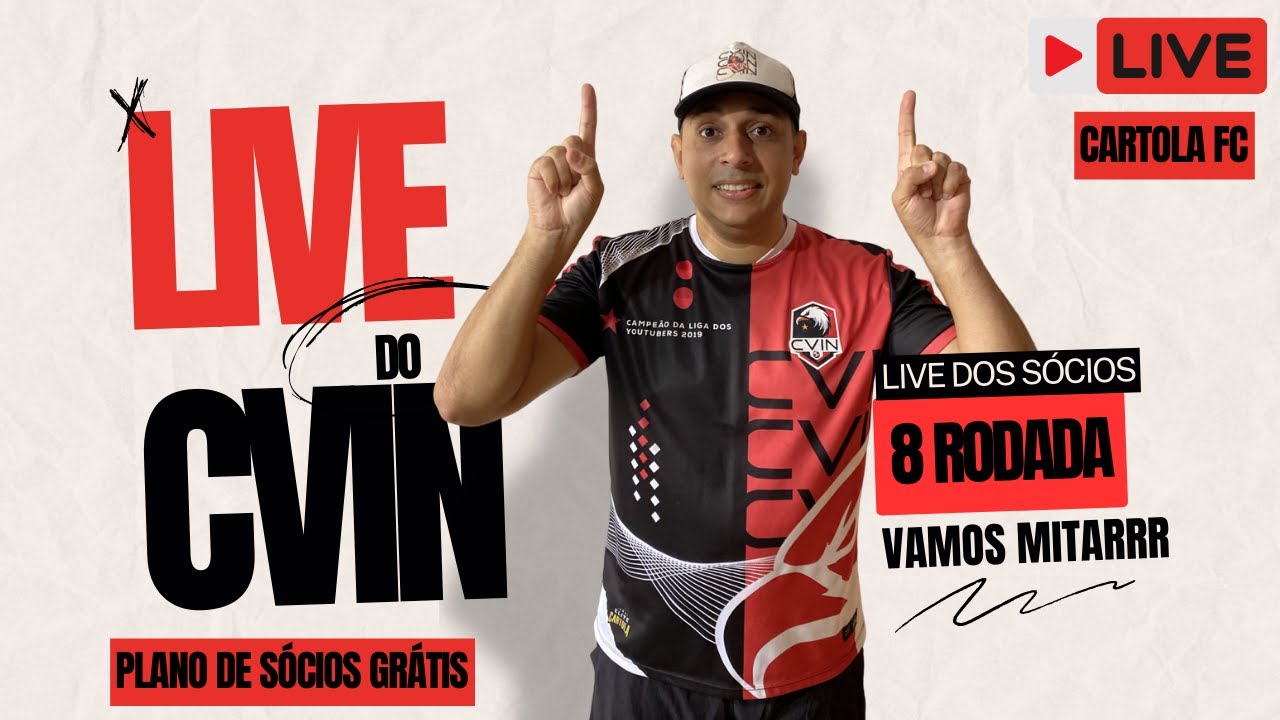 CARTOLA FC - DICAS DO CVIN RODADA 8 - PLANO DE SÓCIOS GRÁTIS - YouTube