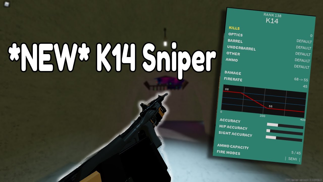 *NEW* K14 Sniper Rifle in Phantom Forces - YouTube