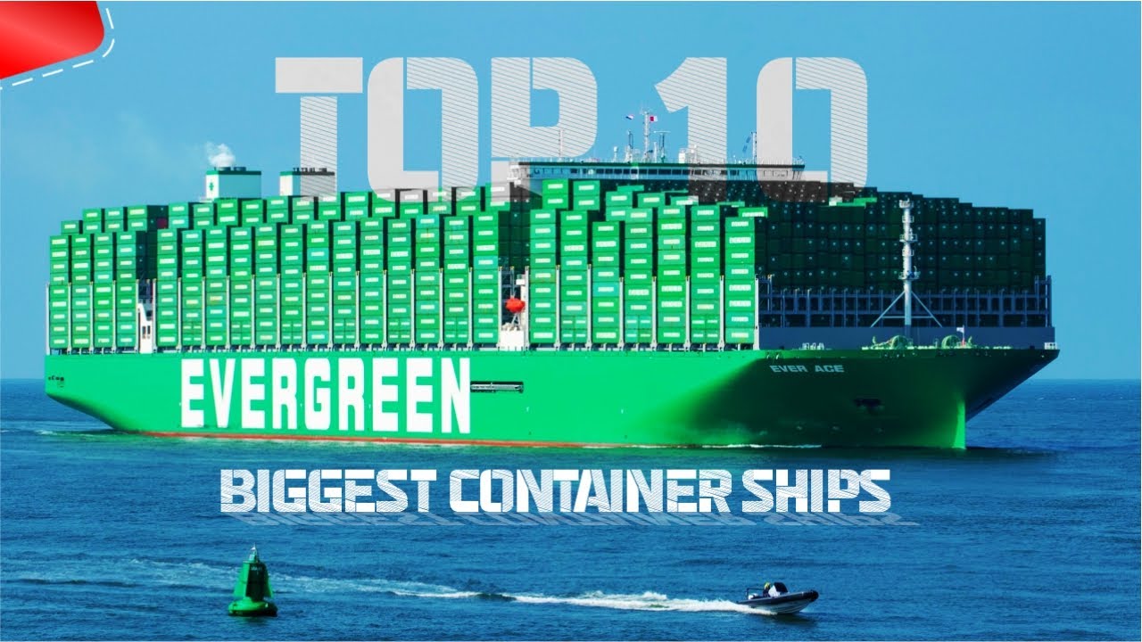 10 Largest Container Ships Still Operating at Sea - YouTube